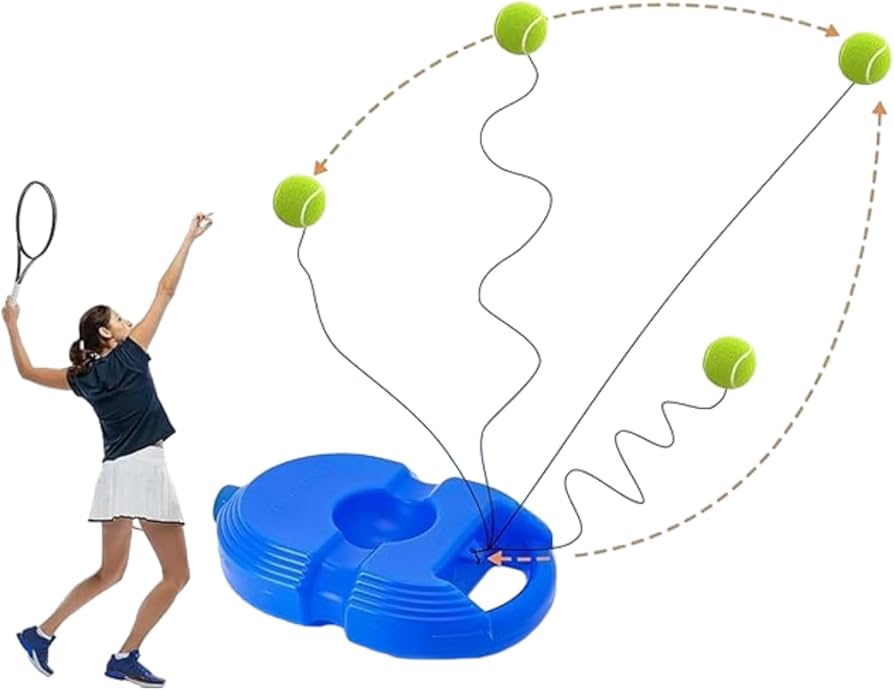 Training Tennis Cricket Rebounce Ball Kit – Vizag Party Shop