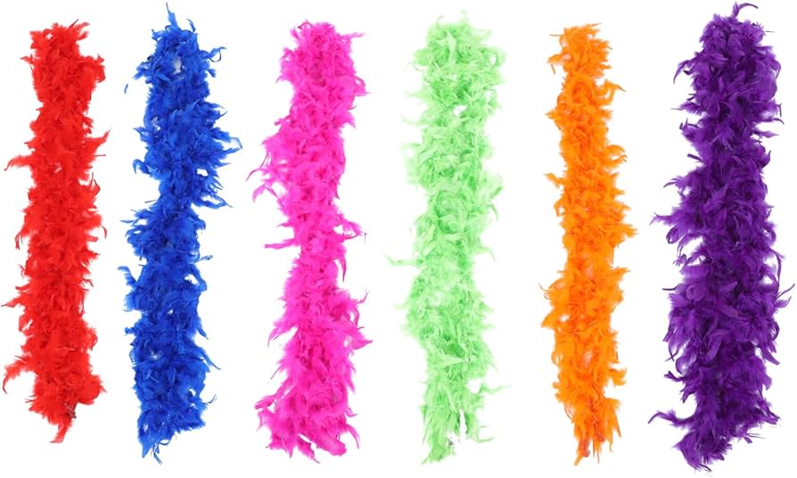 Feather Fur Strip Garland 5ft – Vizag Party Shop