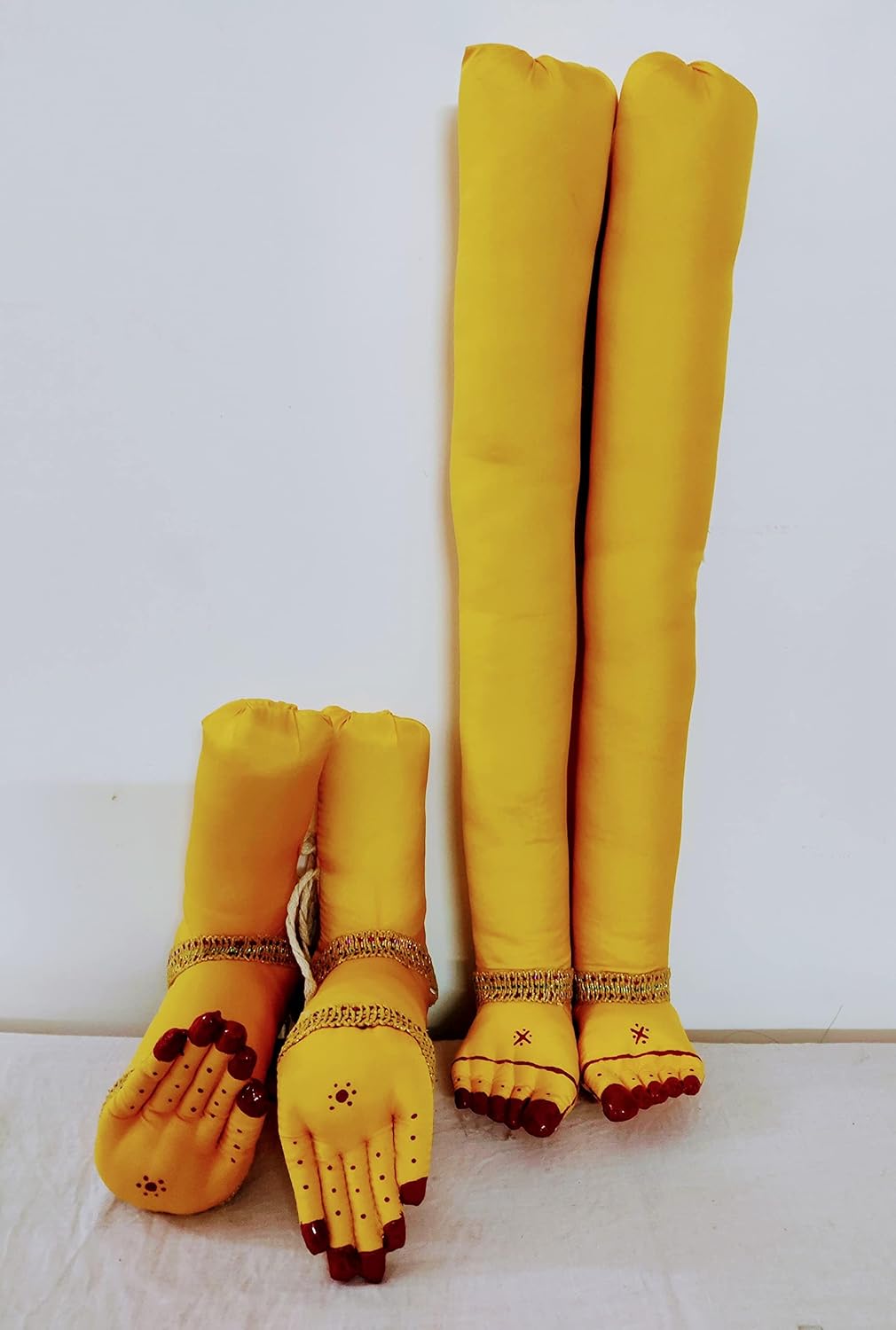 Devi Hands and Legs Yellow – Alankar for Durga Pooja & Vratam – Vizag ...