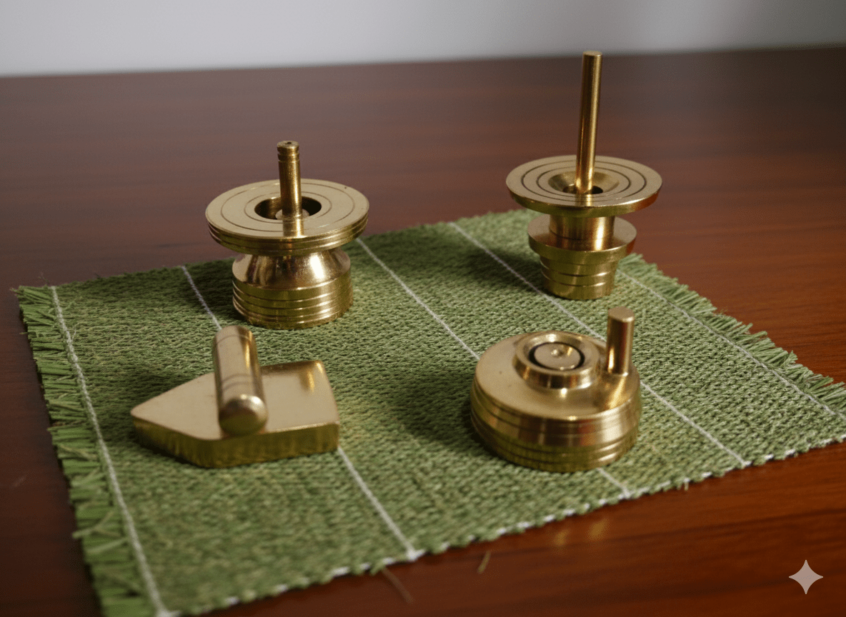 Gowri Set Pure Brass – (Set of 4pcs) – Vizag Party Shop