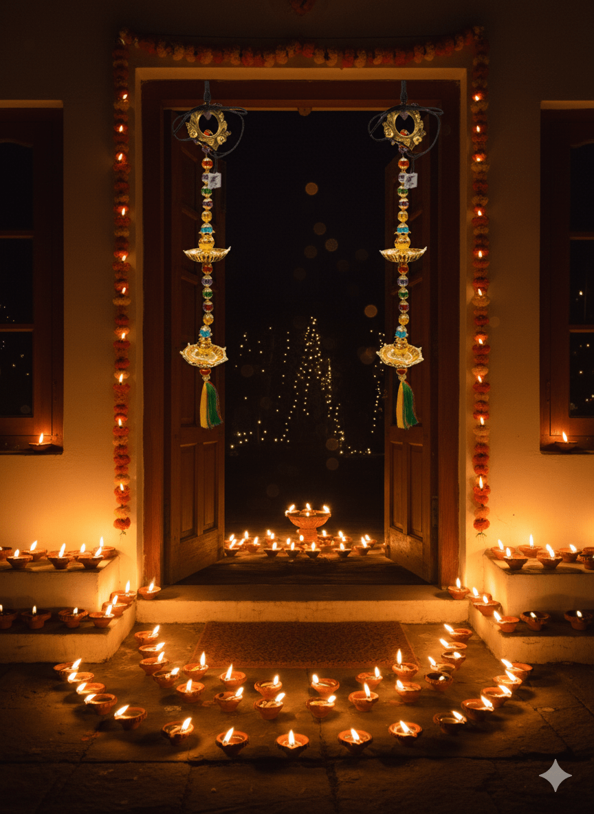 Diya Deepam Latkan Hanging – All Sizes – Vizag Party Shop