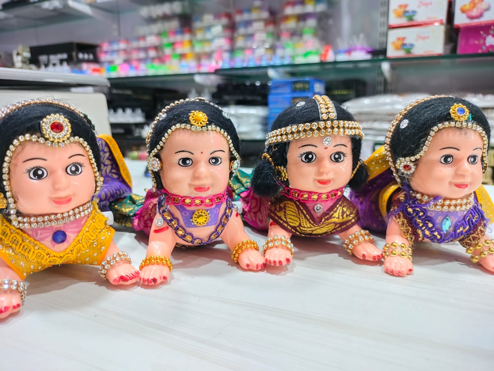 Doll Crawling Baby Girl 4″ inch – Traditional Dolls – Vizag Party Shop