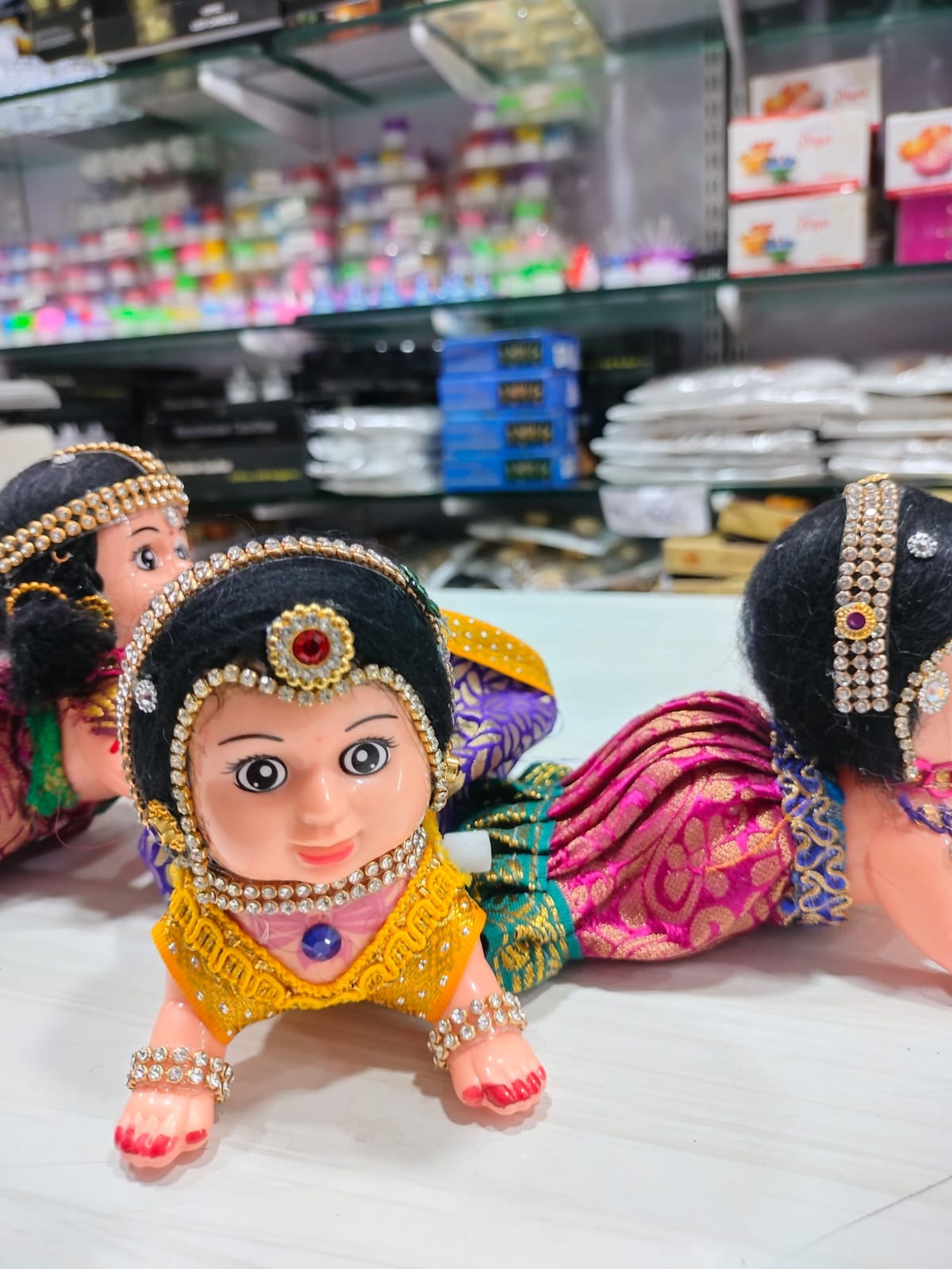 Doll Crawling Baby Girl 4″ inch – Traditional Dolls – Vizag Party Shop