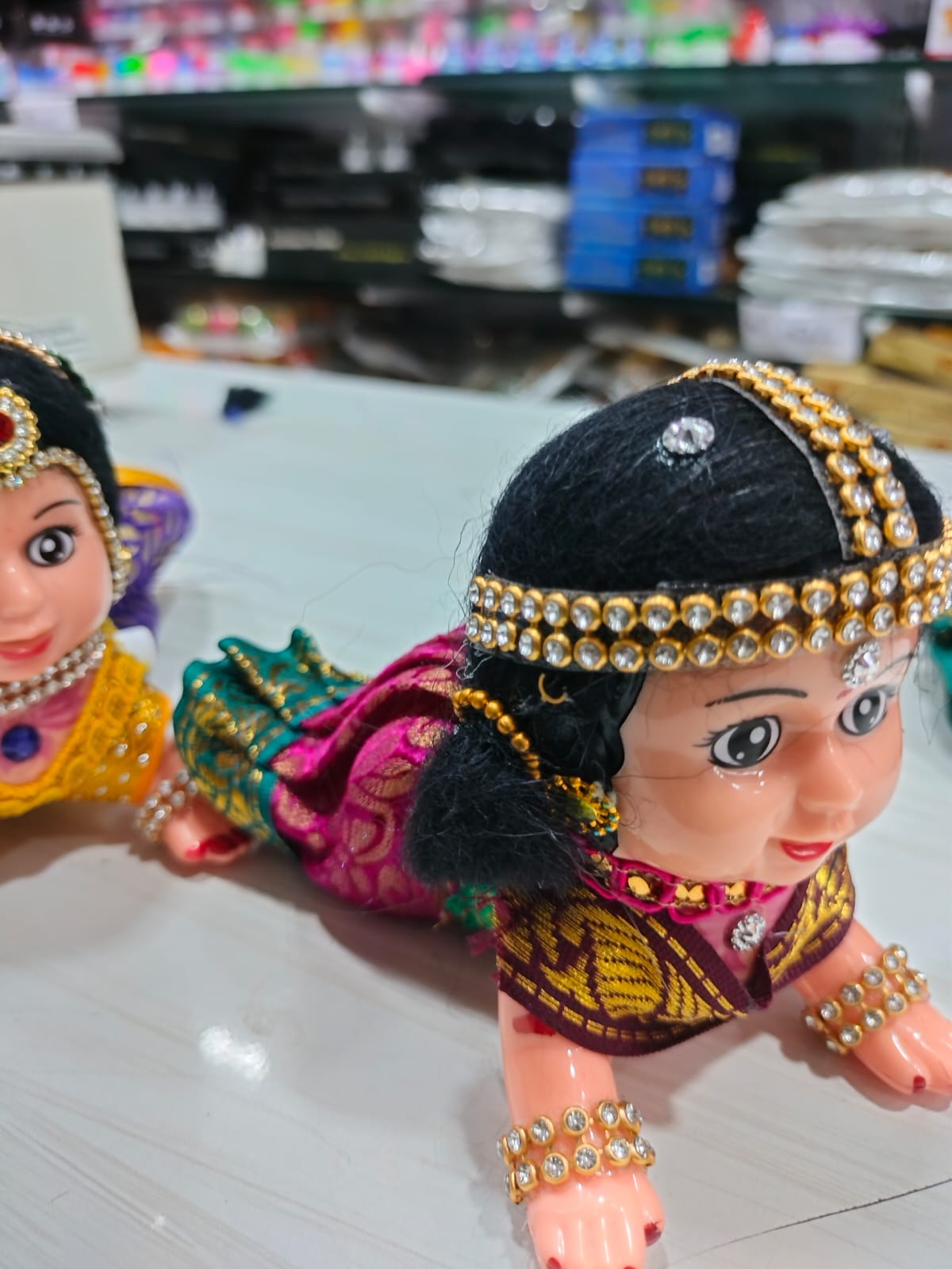 Doll Crawling Baby Girl 4″ inch – Traditional Dolls – Vizag Party Shop