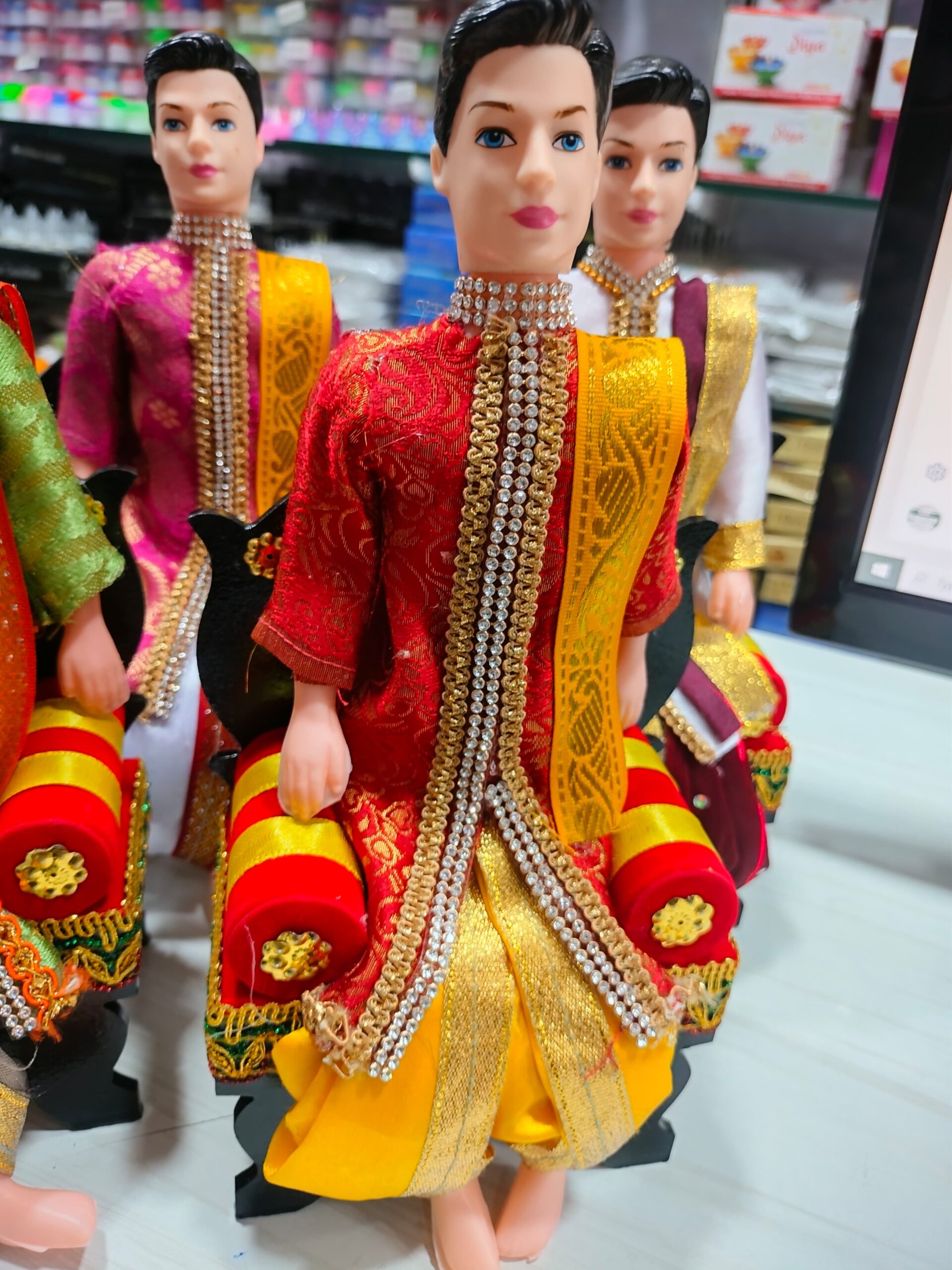 Doll Male Sitting Adult 10″ inch – Traditional Dolls – Vizag Party Shop