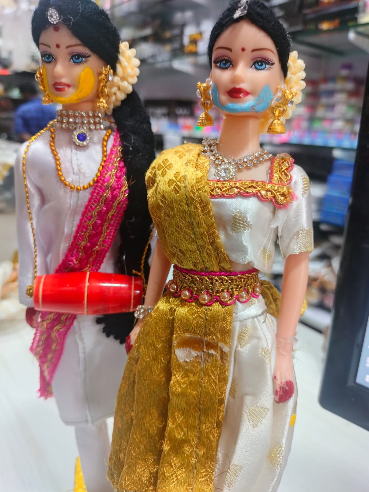 Doll Haldi Female 11″ inch – Traditional Dolls – Vizag Party Shop