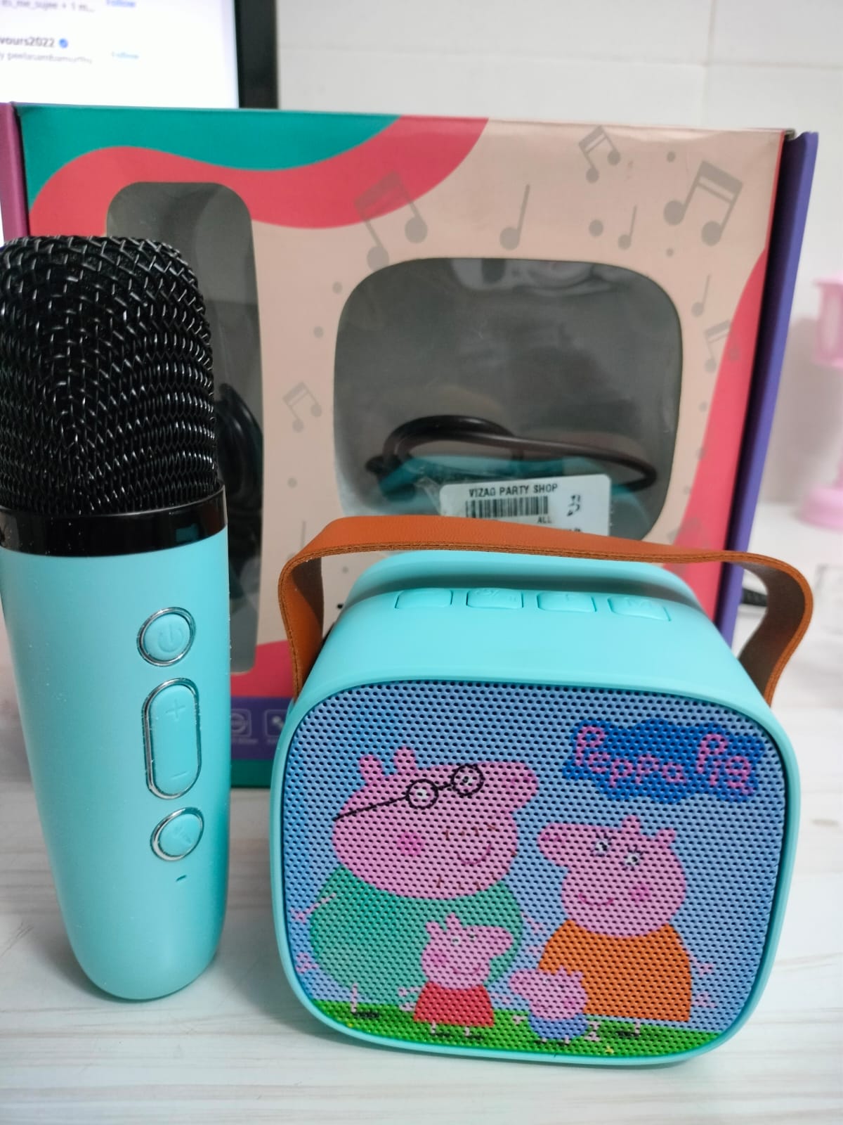 Portable Karaoke Speaker Kits Mic Set – Vizag Party Shop