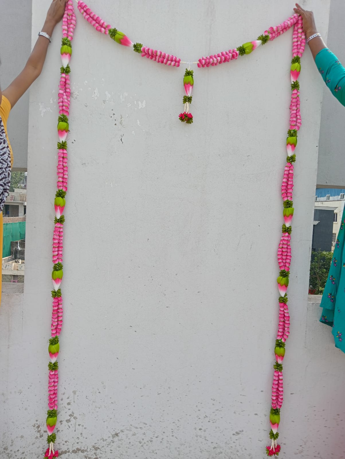 Gajamala Lotus and Buds Toranam – Vizag Party Shop