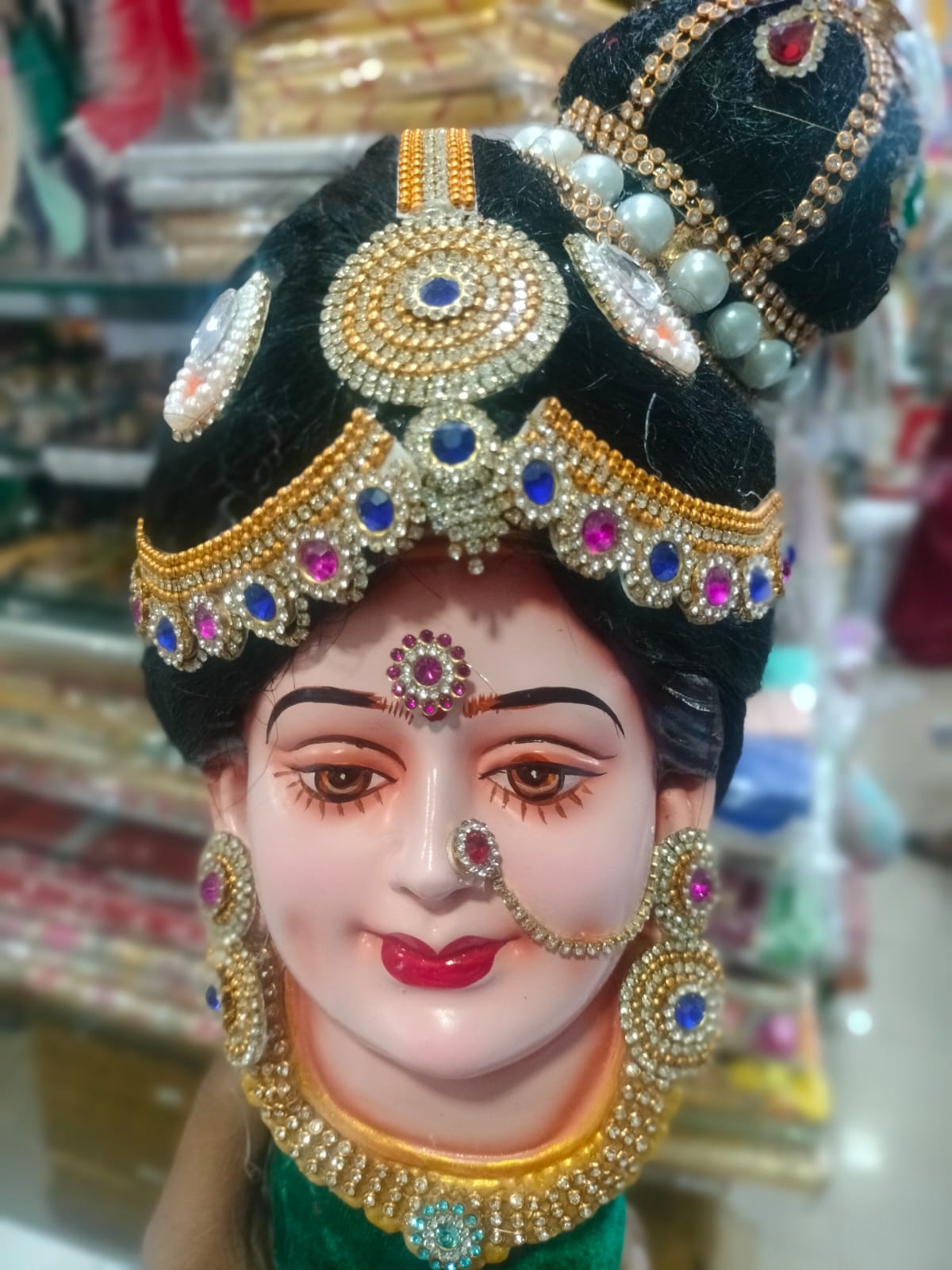 Devi Face with Sotta Bugga Koppu Jada – Vizag Party Shop