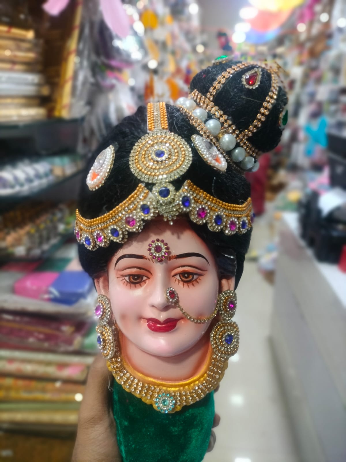 Devi Face with Sotta Bugga Koppu Jada – Vizag Party Shop