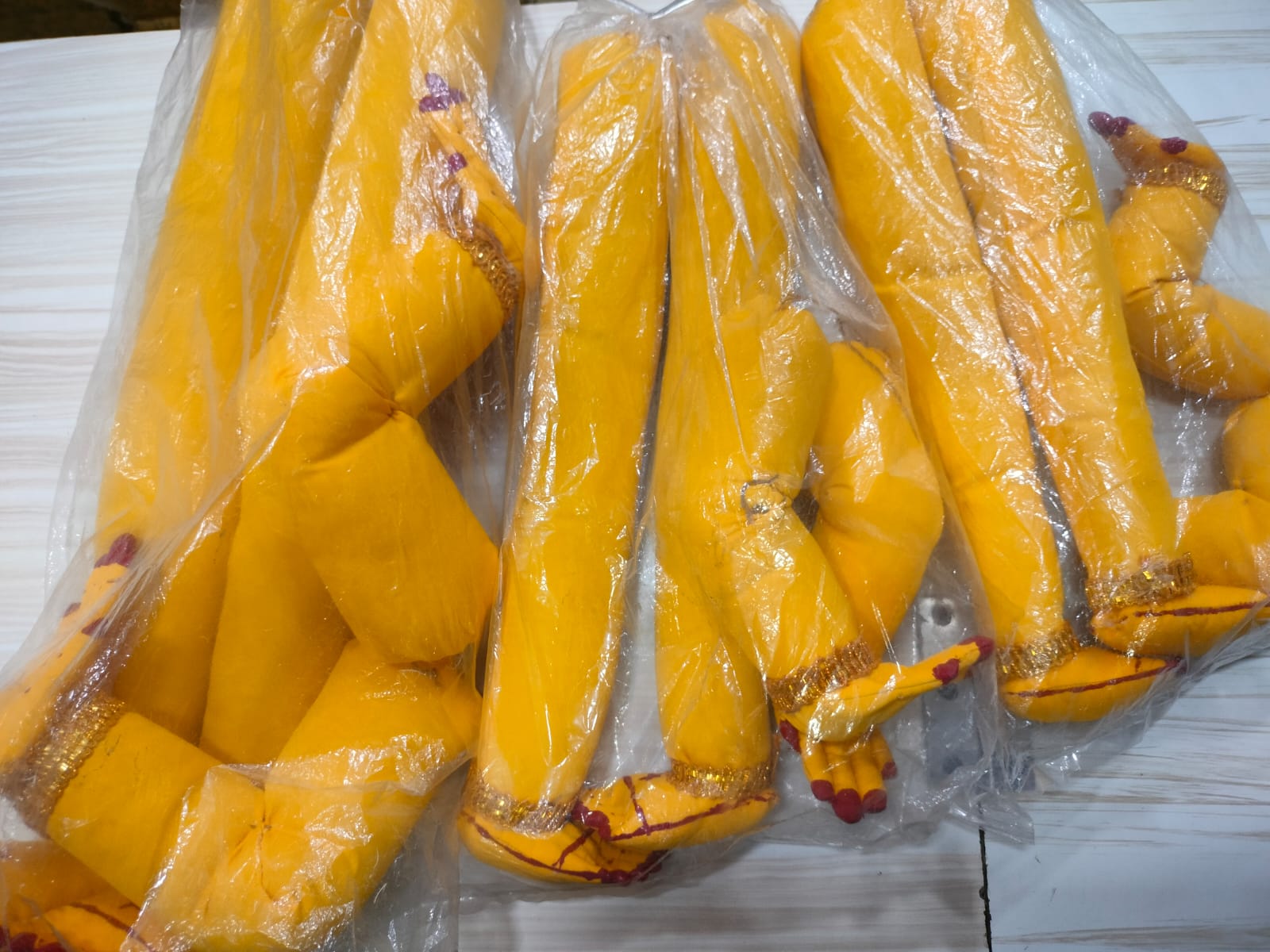 Devi Hands and Legs Yellow – Alankar for Durga Pooja & Vratam – Vizag ...