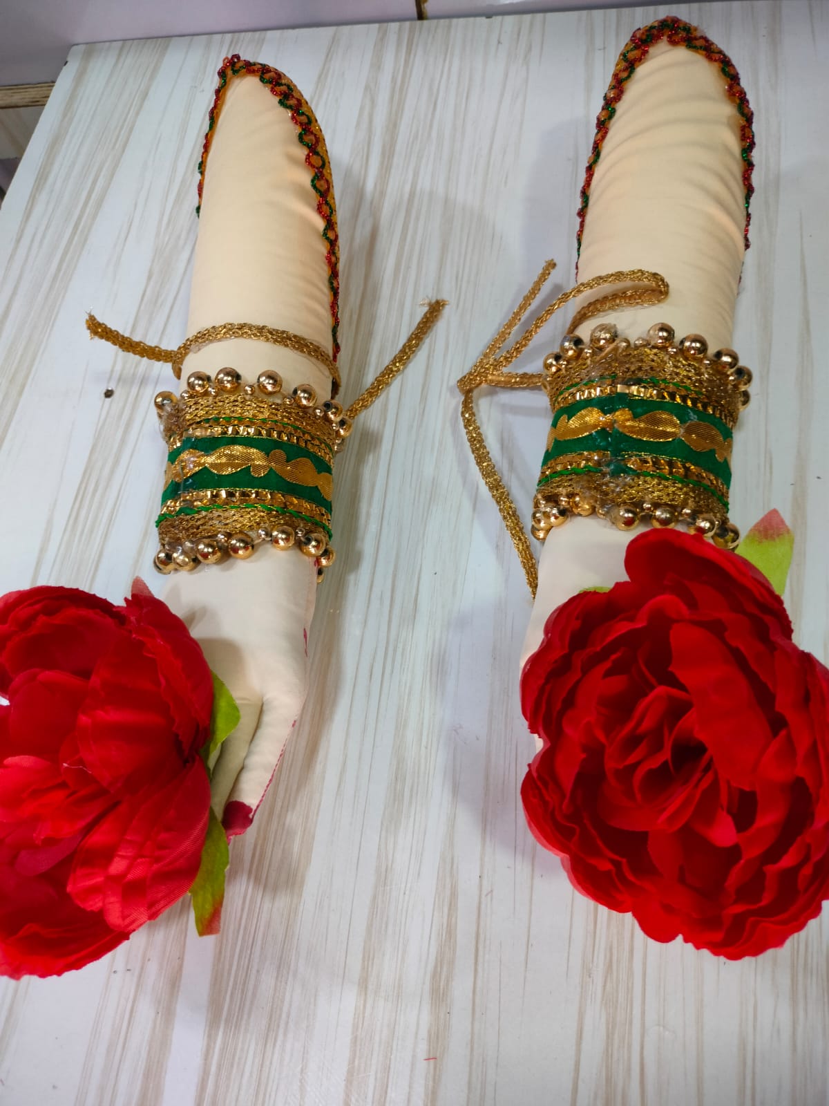Devi Hands Lotus – Alankar for Durga Pooja & Vratam – Vizag Party Shop